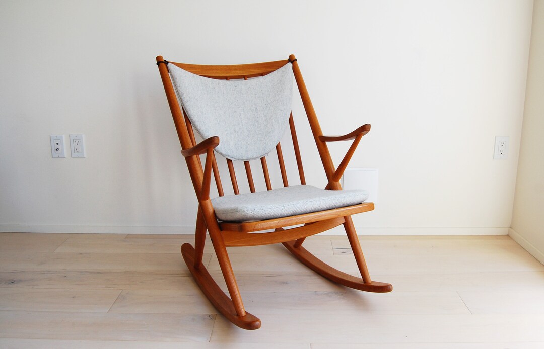 Danish Modern Teak Rocking Chair Jesper Made in Denmark - Etsy