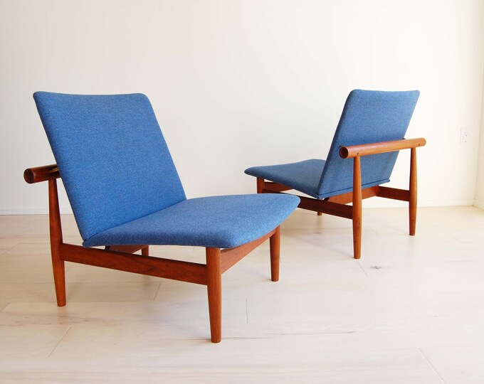 Danish Modern Finn Juhl Teak Japan Series Chair FD137 France - Etsy