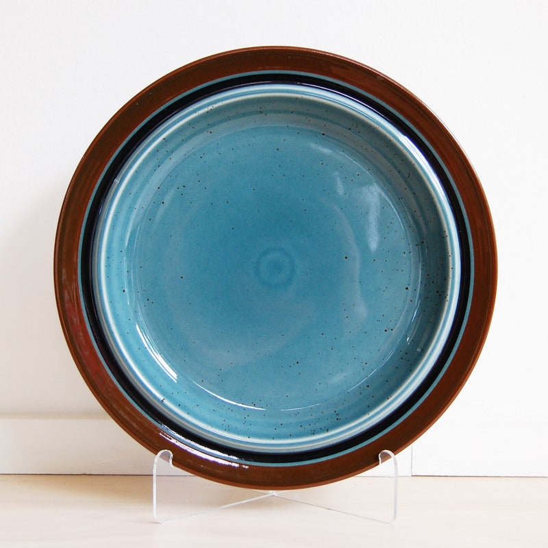 Finnish Blue Dinner Plate - Etsy