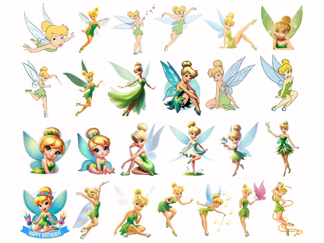 Tinkerbell SVG Bundle, Fairy Svg & Png Files for Cricut, Believe in ...