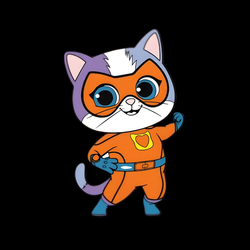 Superkitties Clipart, Super Kitties SVG PNG Bundle, Super Kitties ...