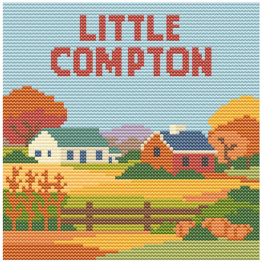 Little Compton Fall Cross Stitch Pattern – 80x80 Autumn Coastal New ...