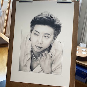 how to draw bts rm