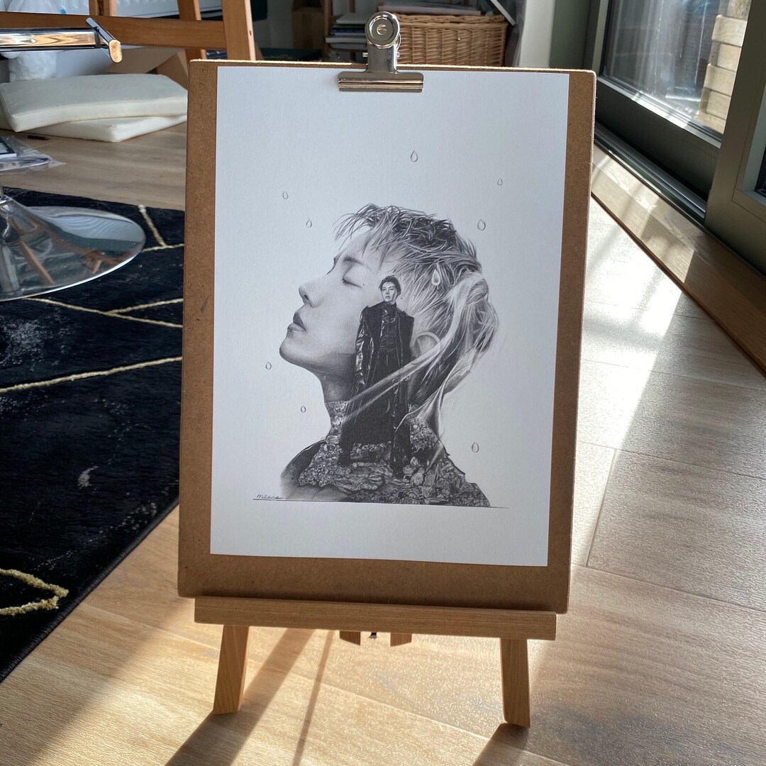 Drawing Print All New Hobi - Jung Hoseok / BTS J-hope - A4 - Etsy