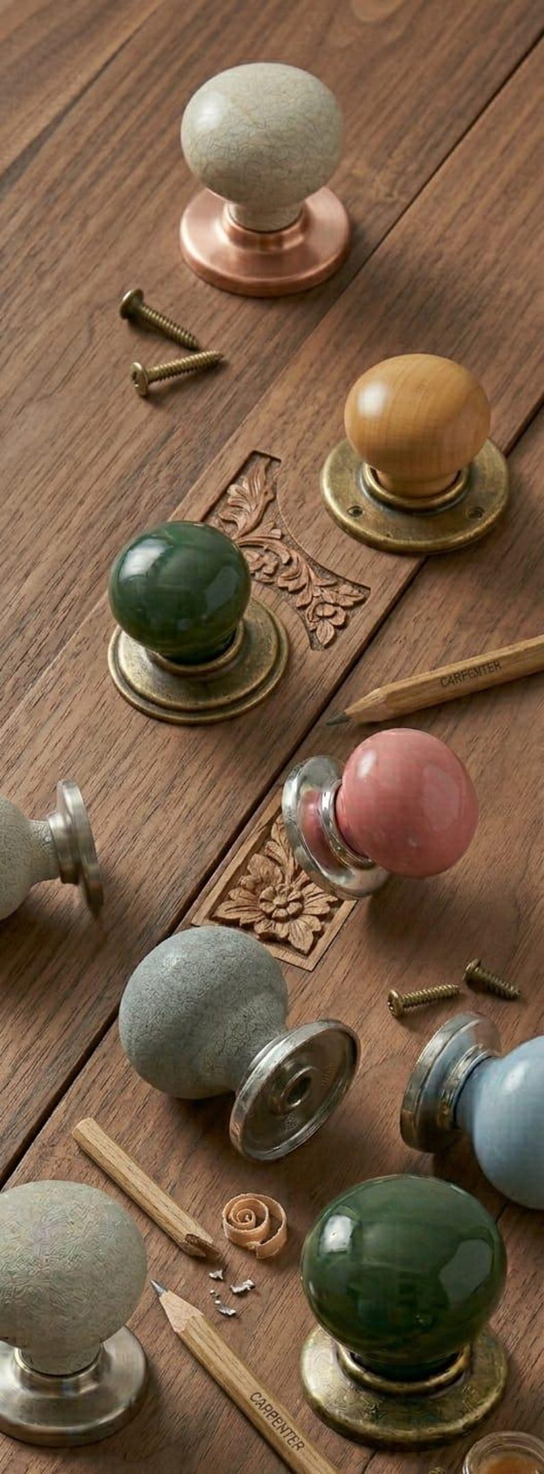 Elegant Porcelain Knobs | Handmade, Durable & Stylish Design ...