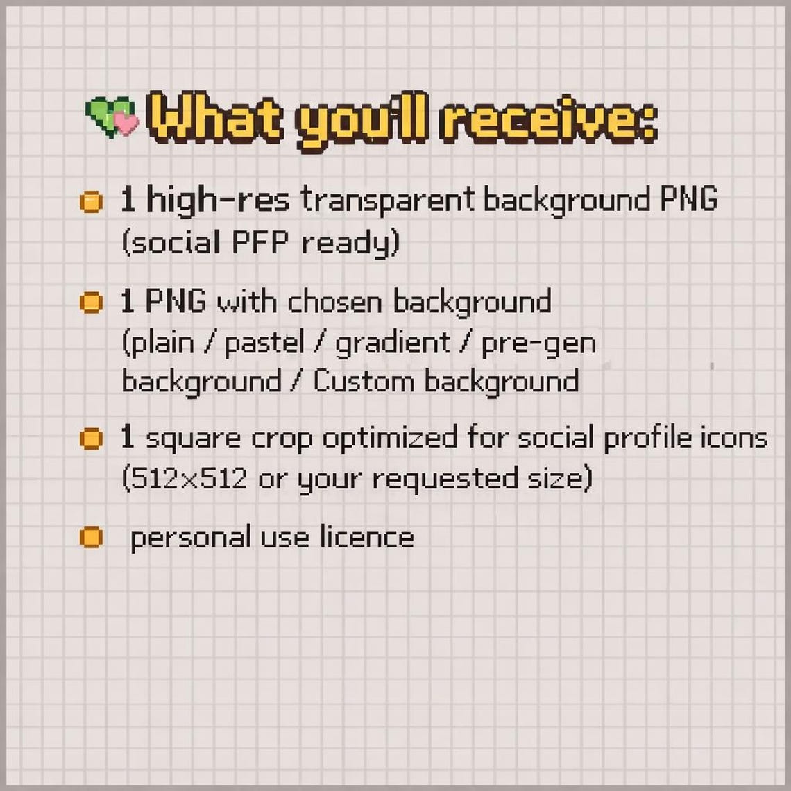 Custom Minimal Pixel Avatar PFP – Simple Pixel Art Profile Icon (PNG ...