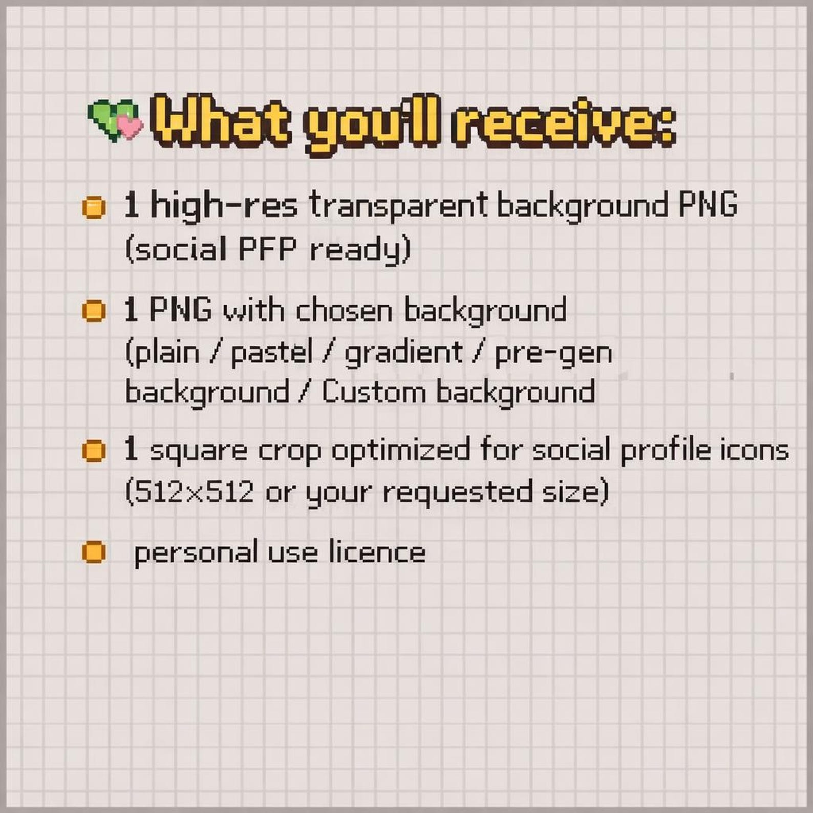 Custom Minimal Pixel Avatar PFP – Simple Pixel Art Profile Icon (PNG ...