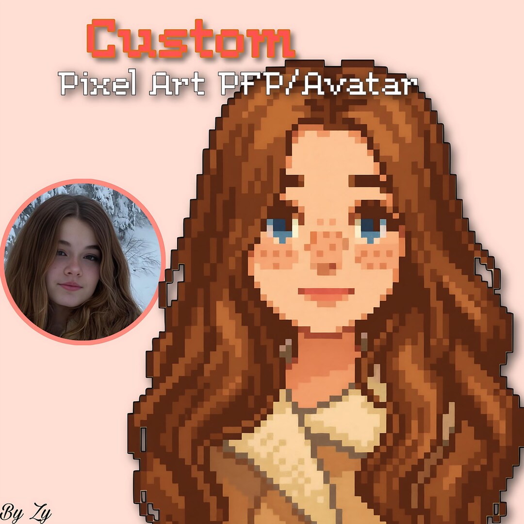 Custom Pixel Avatar PFP – Kawaii, Retro or Chibi Pixel Art Portrait ...