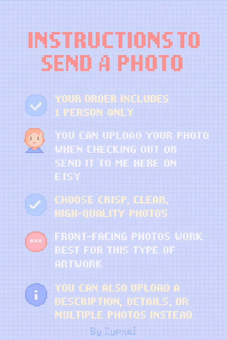 Custom Minimal Pixel Avatar PFP – Simple Pixel Art Profile Icon (PNG ...