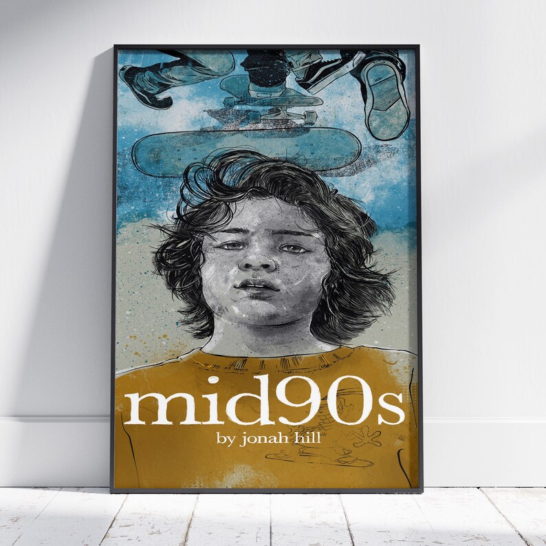 Mid90s Movie Poster | Premium Matte Wall Art | A24 Skateboard Film ...
