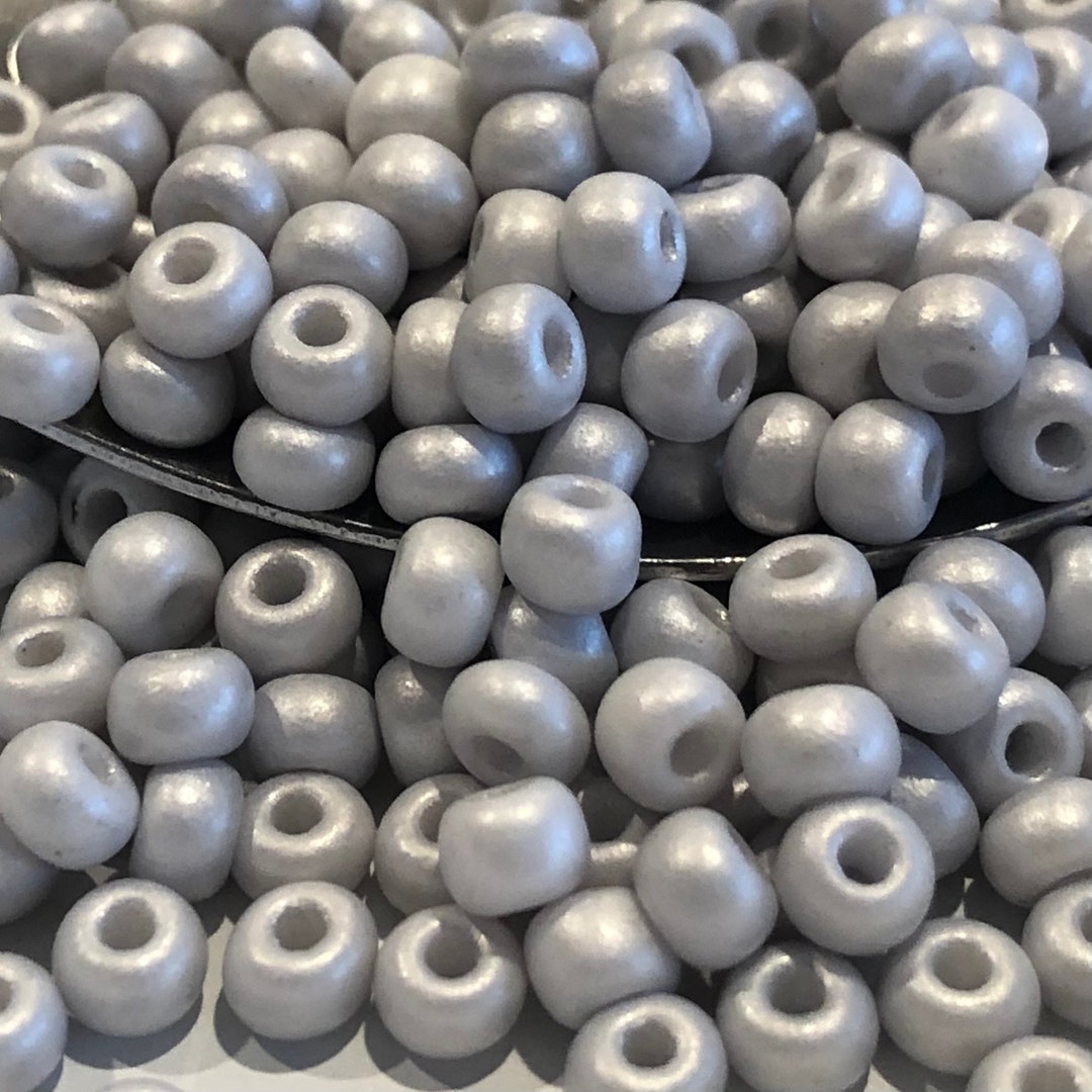 6/0 Matte Ice Opaque | Preciosa Czech Glass Rocaille Seed Beads | 6 ...