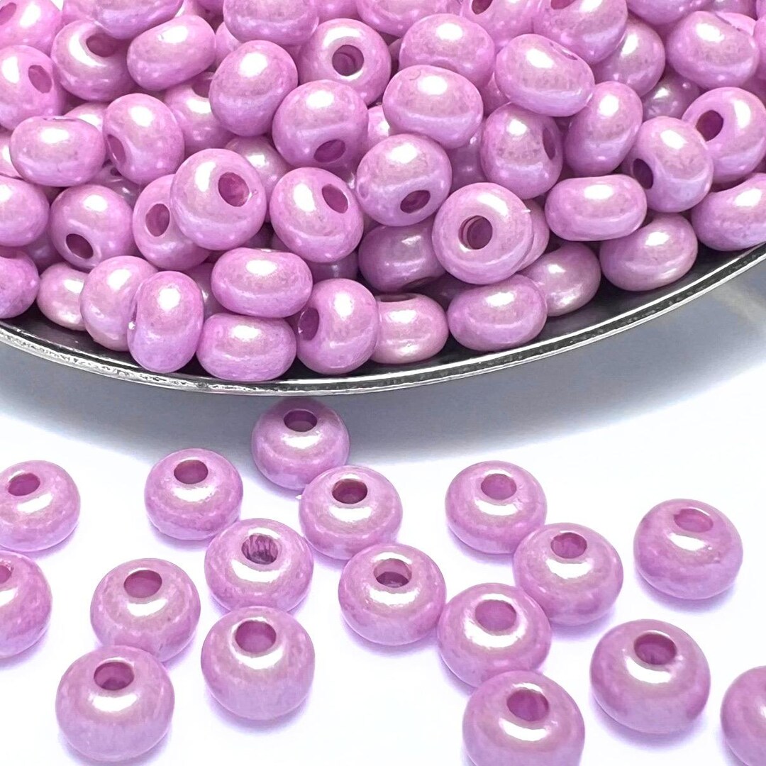 6/0 Dark Pink/violet Silk | Czech Glass Seed Beads | Preciosa Ornela ...