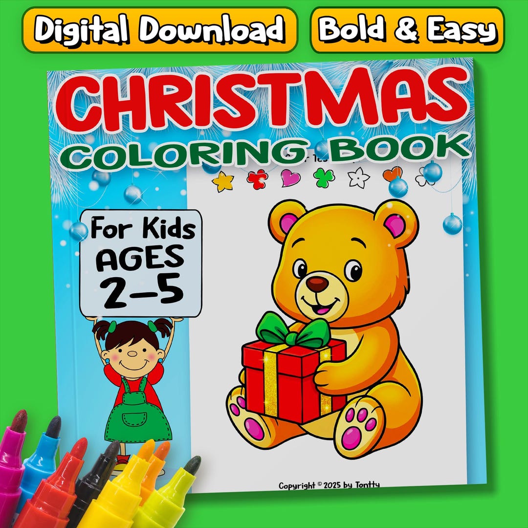 Stocking Stuffers for Kids | Toddler Christmas Gift | Kids Coloring ...