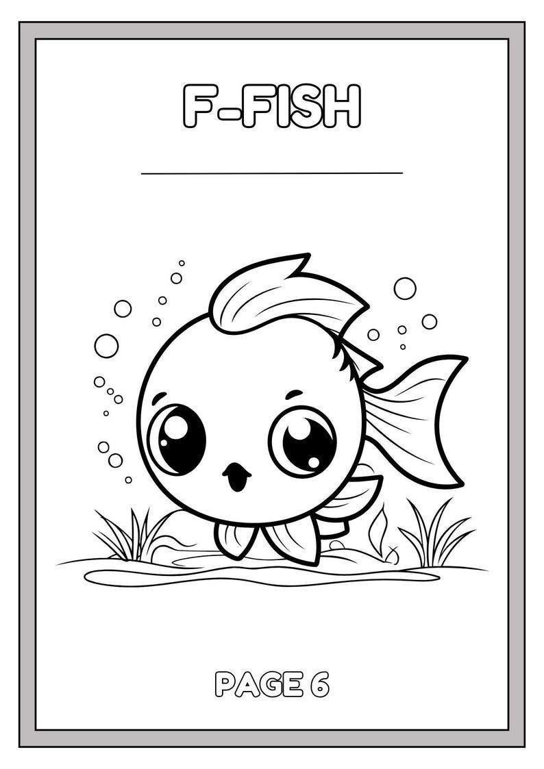 Alphabet Coloring Book With Animals | Learn to Write Letters (digital ...