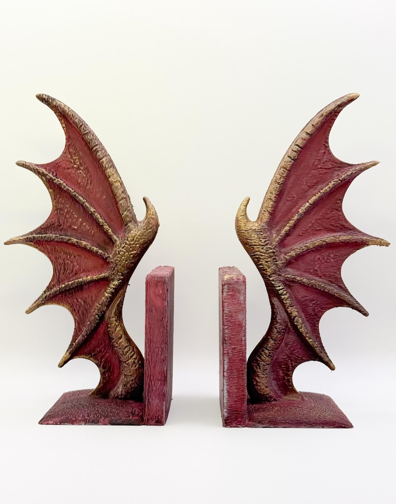 Dragon Wings Bookends - 3D Printable Digital Files STL - Etsy