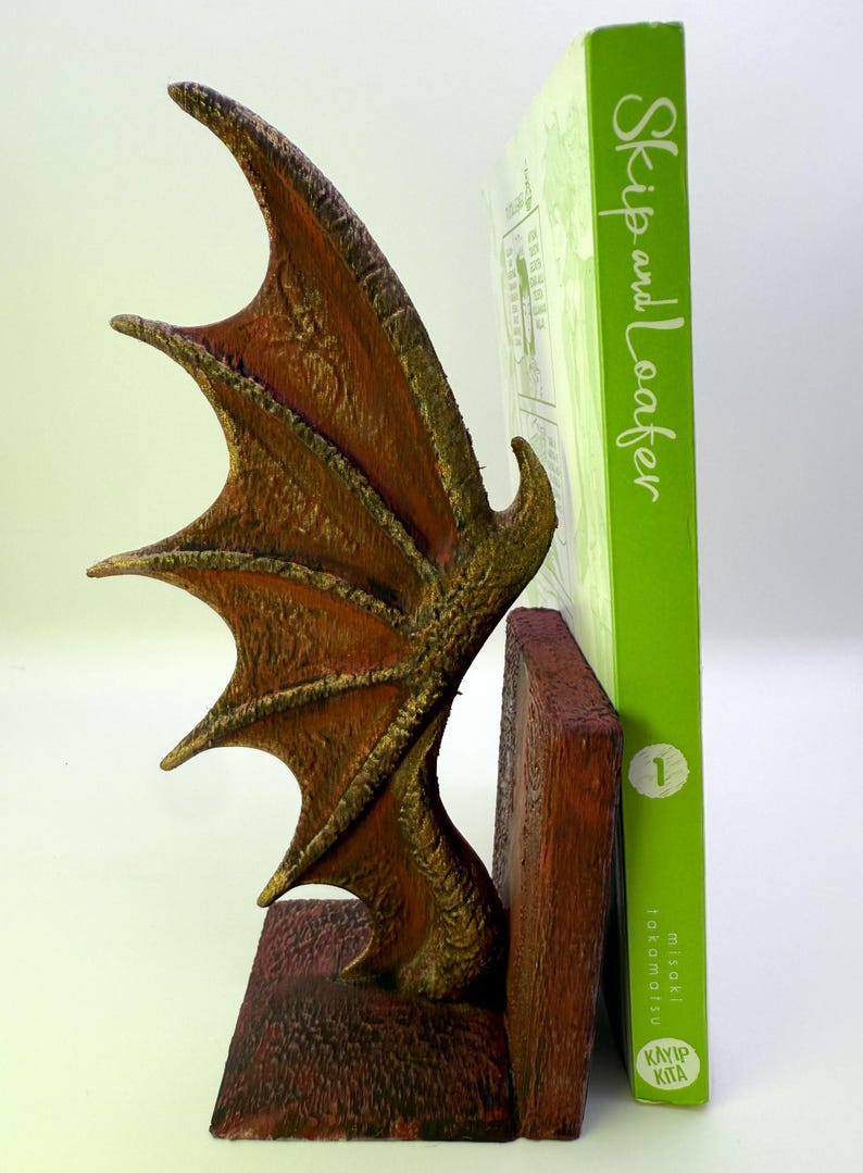 Dragon Wings Bookends - 3D Printable Digital Files STL - Etsy