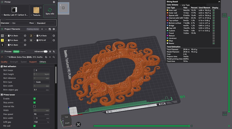 Kraken Tentacle Frame - STL File for 3D Printing - Etsy UK
