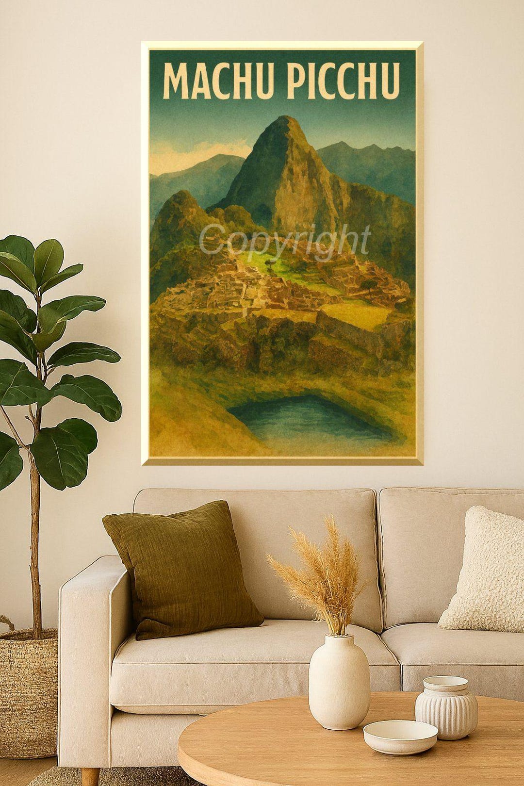 MACHU PICCHU, Peru, the Trip of a Lifetime. Machu Picchu Poster ...