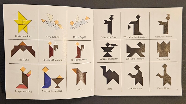Christmas Nativity Tangram Pack - Etsy