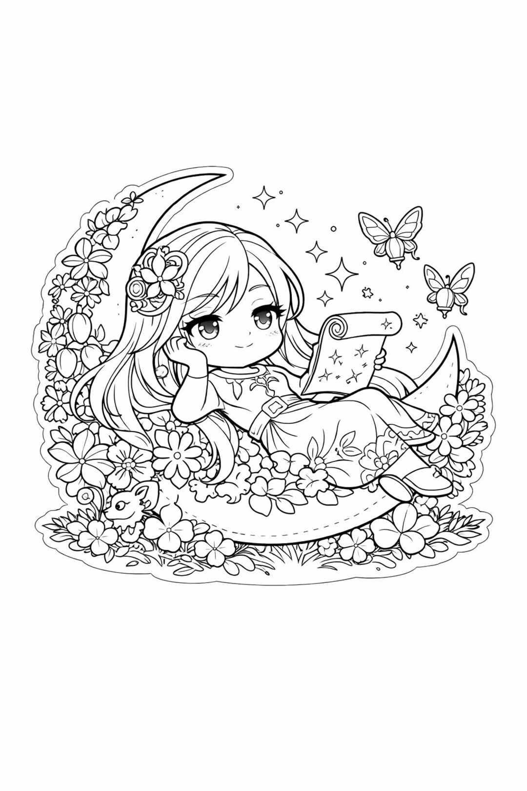 Chibi Nova Aetheria Coloring Set 1 - Etsy