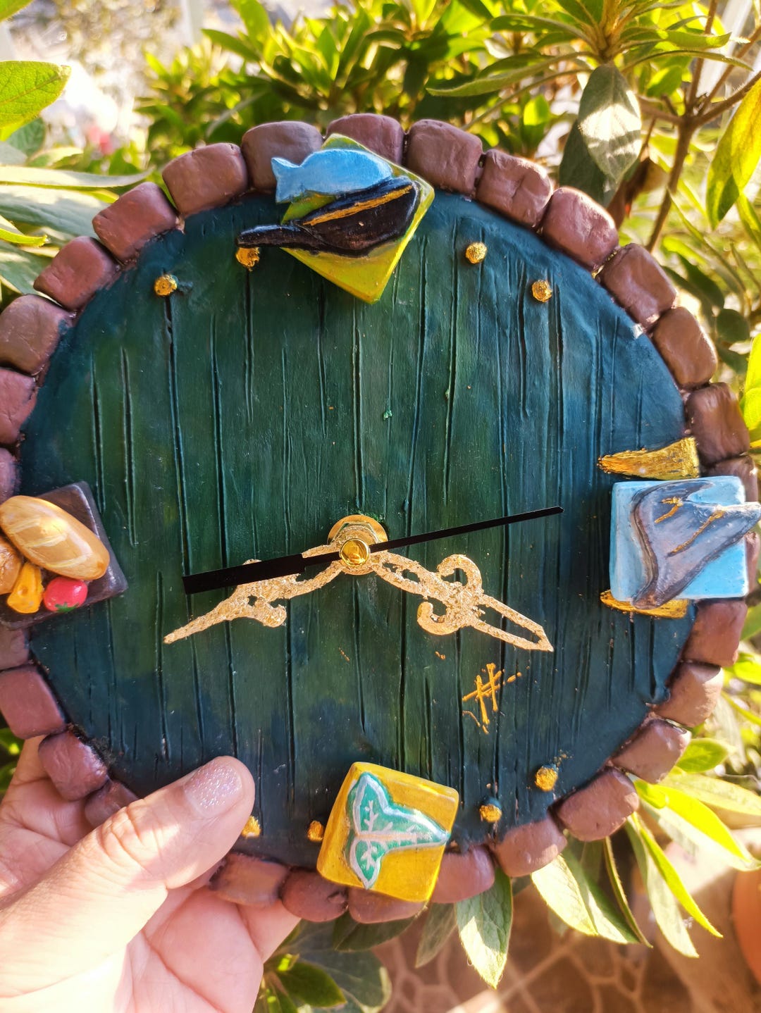 Handcrafted Clock Inspired by Frodo's House – Unique Handmade Piece ...