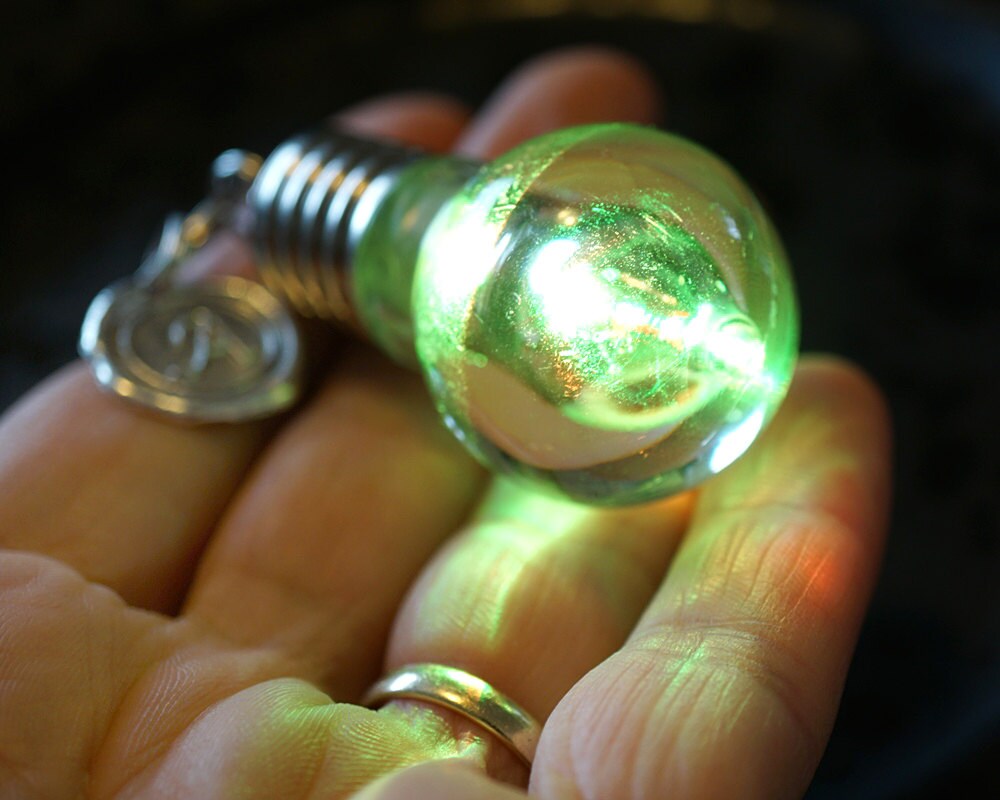 Wearable Tech Rainbow LED Light Keychain Bulb Light Personalized ...