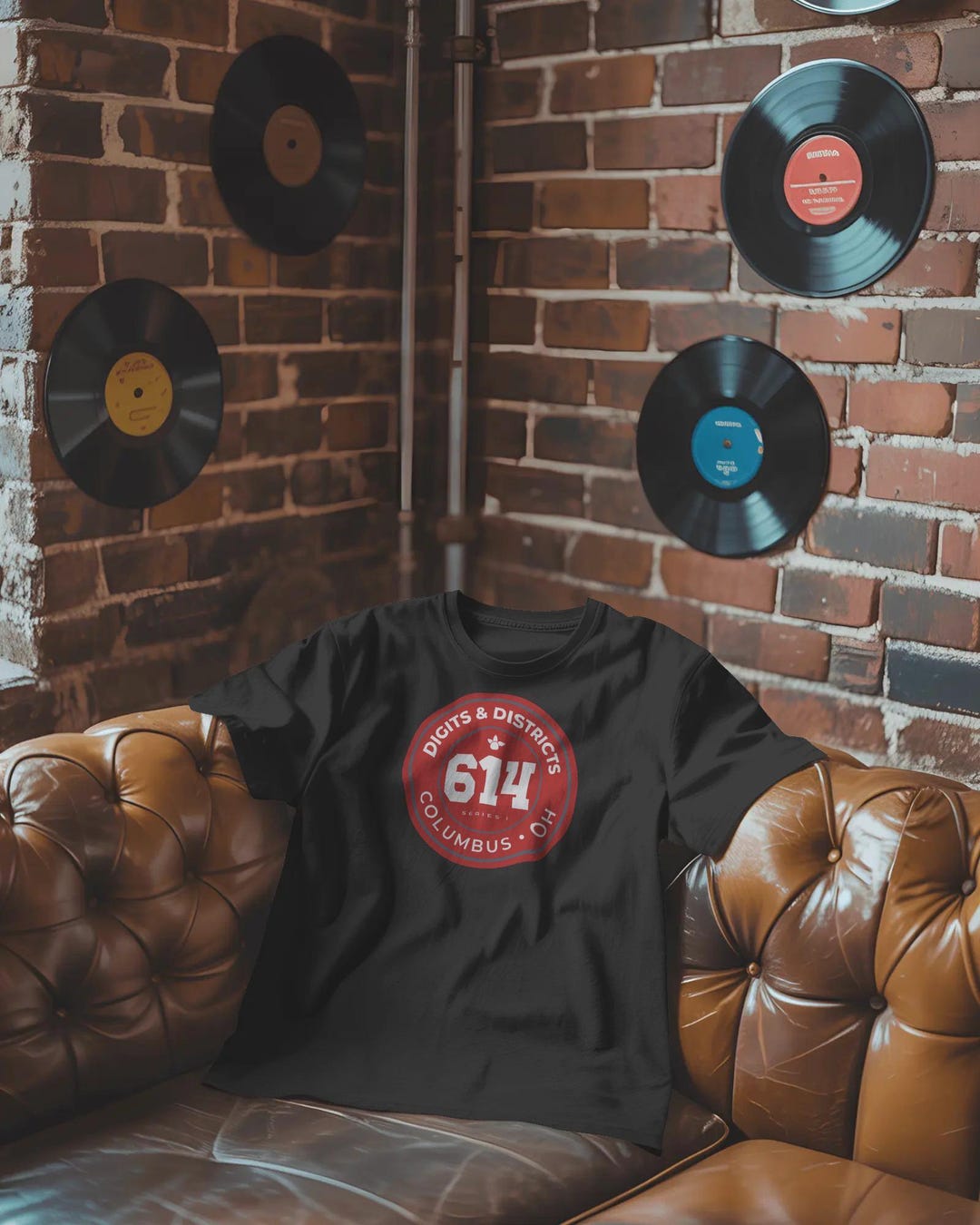 Digits & Districts T-shirt 614 Columbus OH Area Code | Series I Badge ...