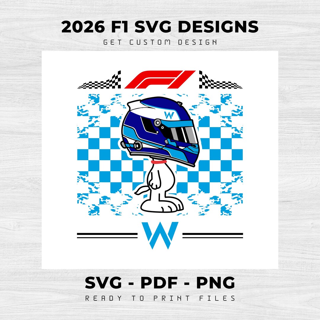 Williams F1 Racing Car SVG Design: Pdf, Png & Svg Files ( Digital ...
