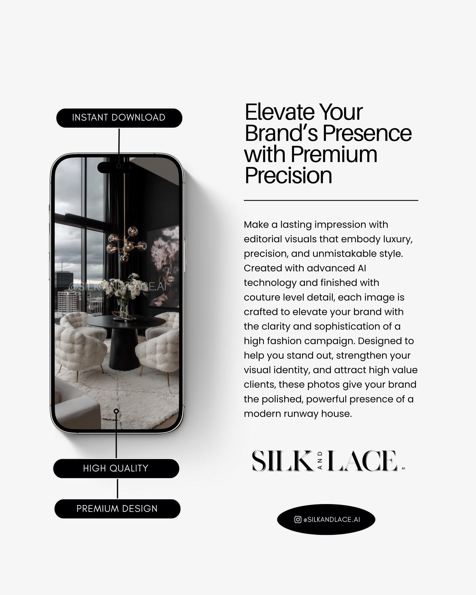 Premium Interior Design AI Stock Image | Luxury Living Real Estate ...