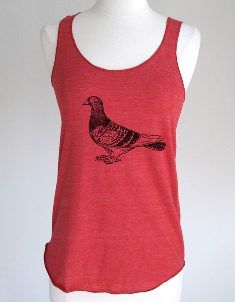 Bird 31 Pigeon Shirt Soft Tri-blend Racerback Tank - Etsy