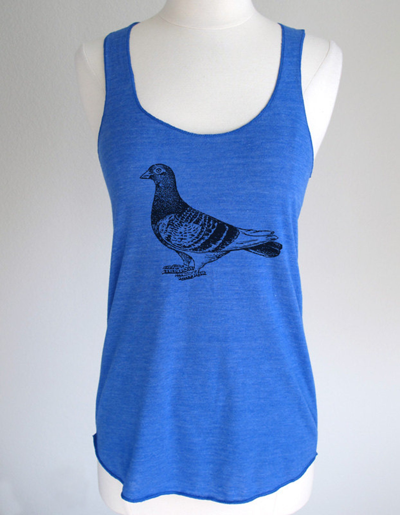 Bird 31 Pigeon Shirt Soft Tri-blend Racerback Tank - Etsy