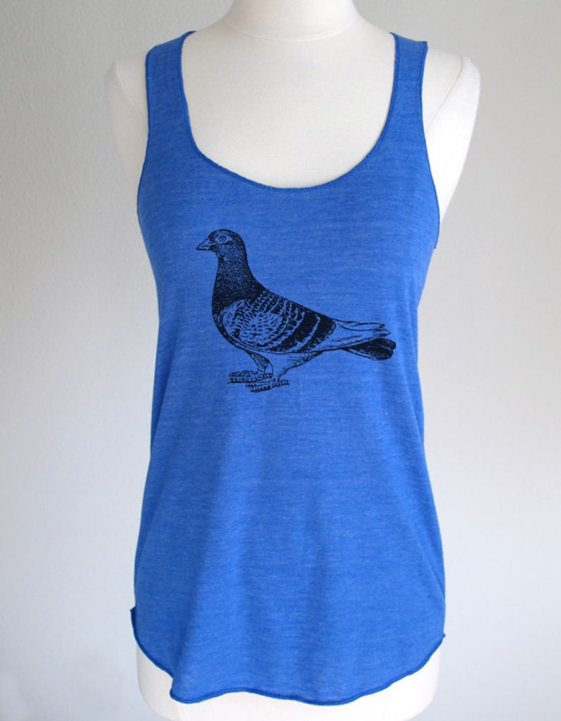 Bird 31 Pigeon Shirt Soft Tri-blend Racerback Tank - Etsy