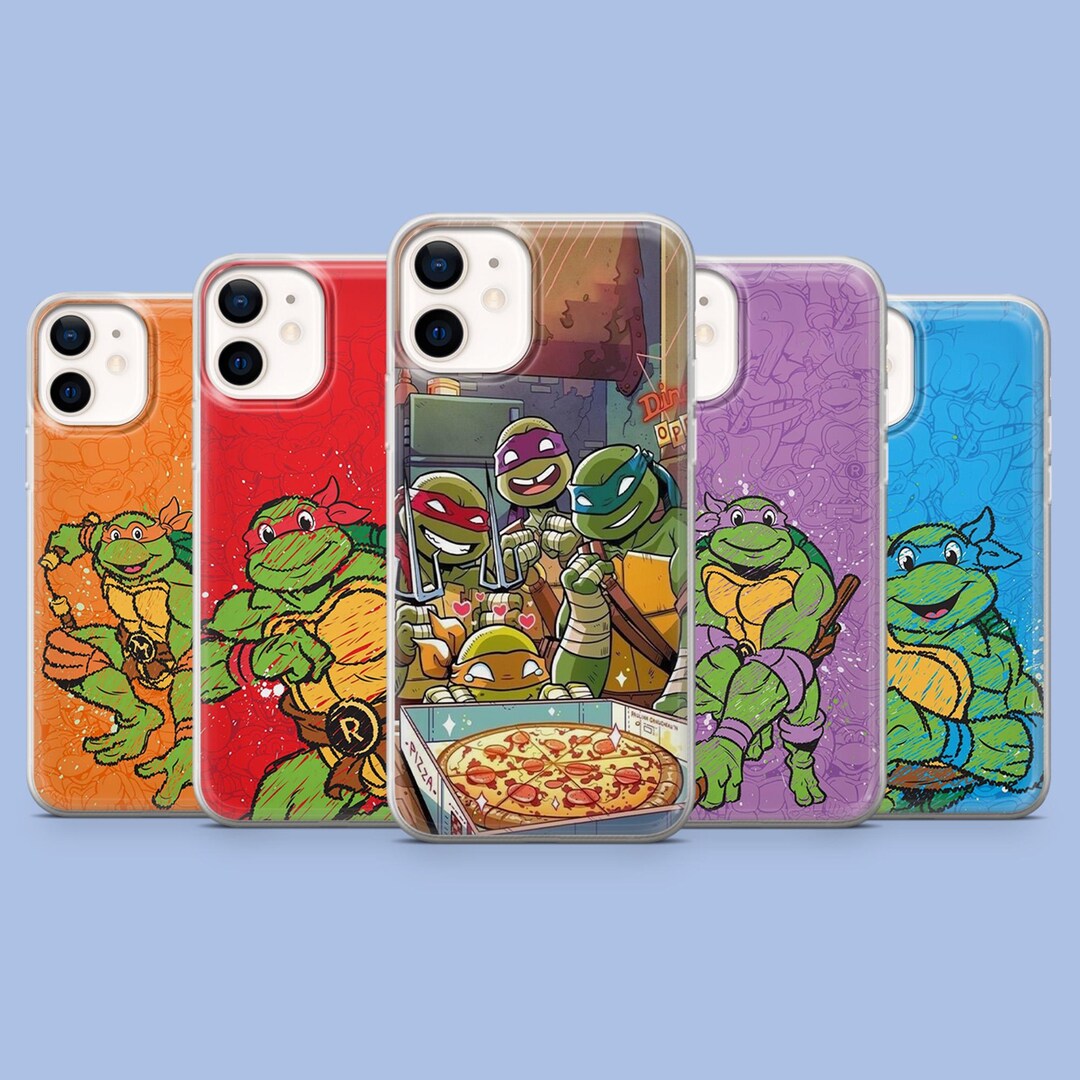 Teenage Mutant Ninja Turtles Phone Case Cartoon Cover for iPhone 16 Pro ...