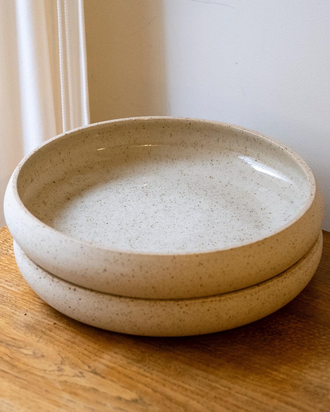 Set of Two Big Ceramic Dishes/bowls - Etsy