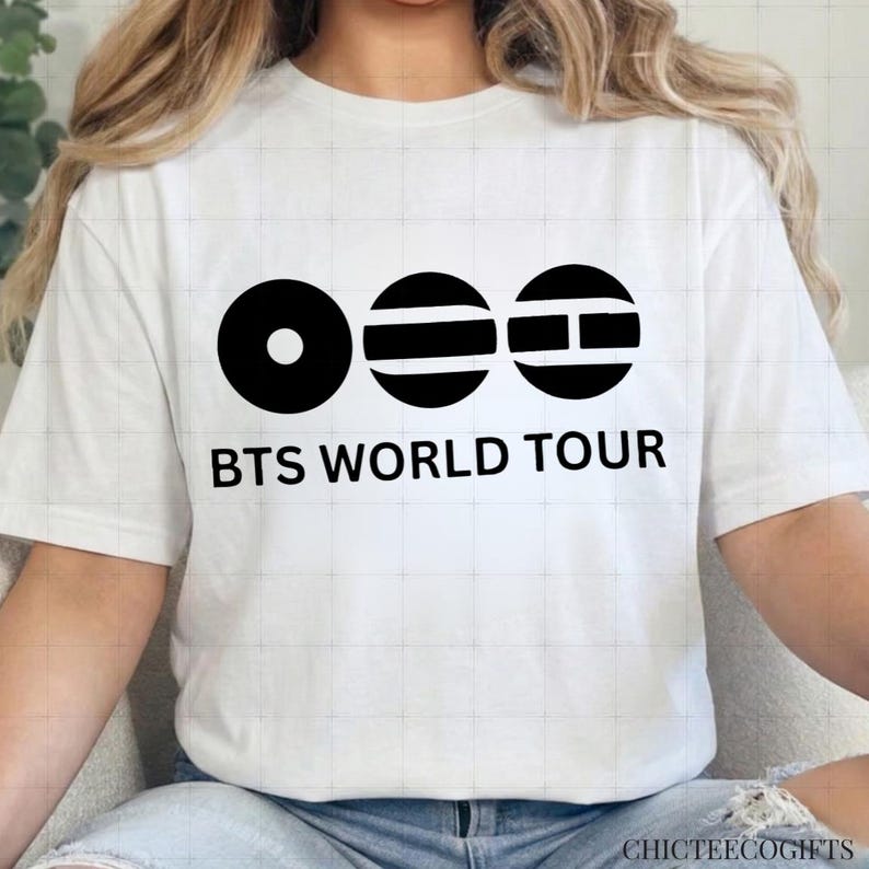 BTS World Tour 2026 PNG Files, Concert Dates Shirt (digital Download ...