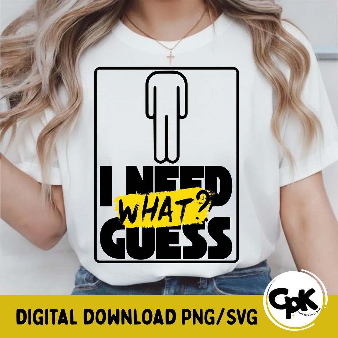 Silhouette Humorous Guess What I Need Head PNG SVG: Headless Man Funny ...