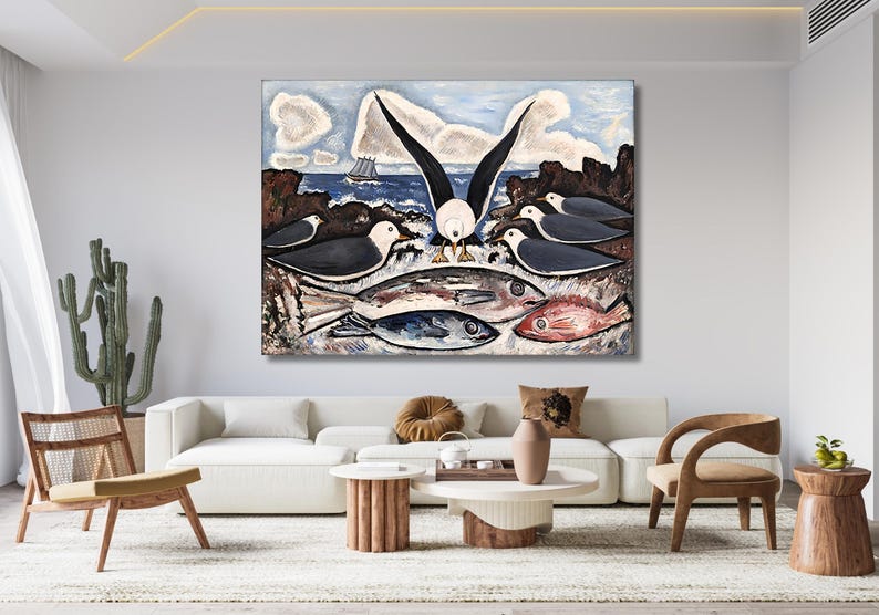 Marsden Hartley Give Us This Day Poster - Coastal Expressionist Art ...