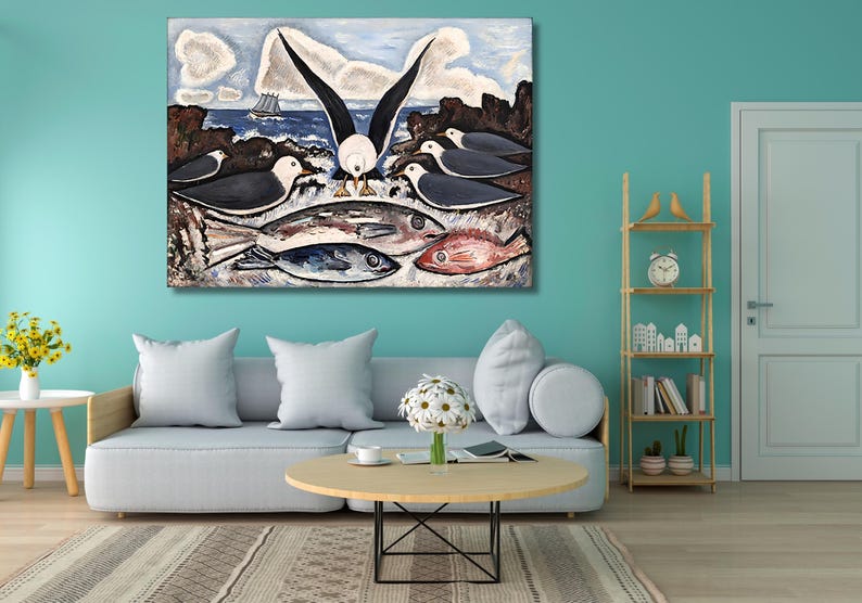 Marsden Hartley Give Us This Day Poster - Coastal Expressionist Art ...