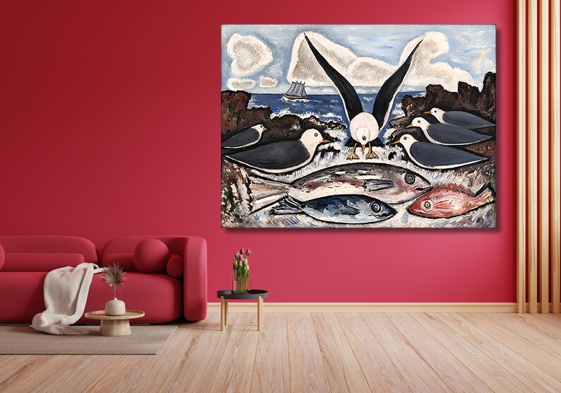 Marsden Hartley Give Us This Day Poster - Coastal Expressionist Art ...