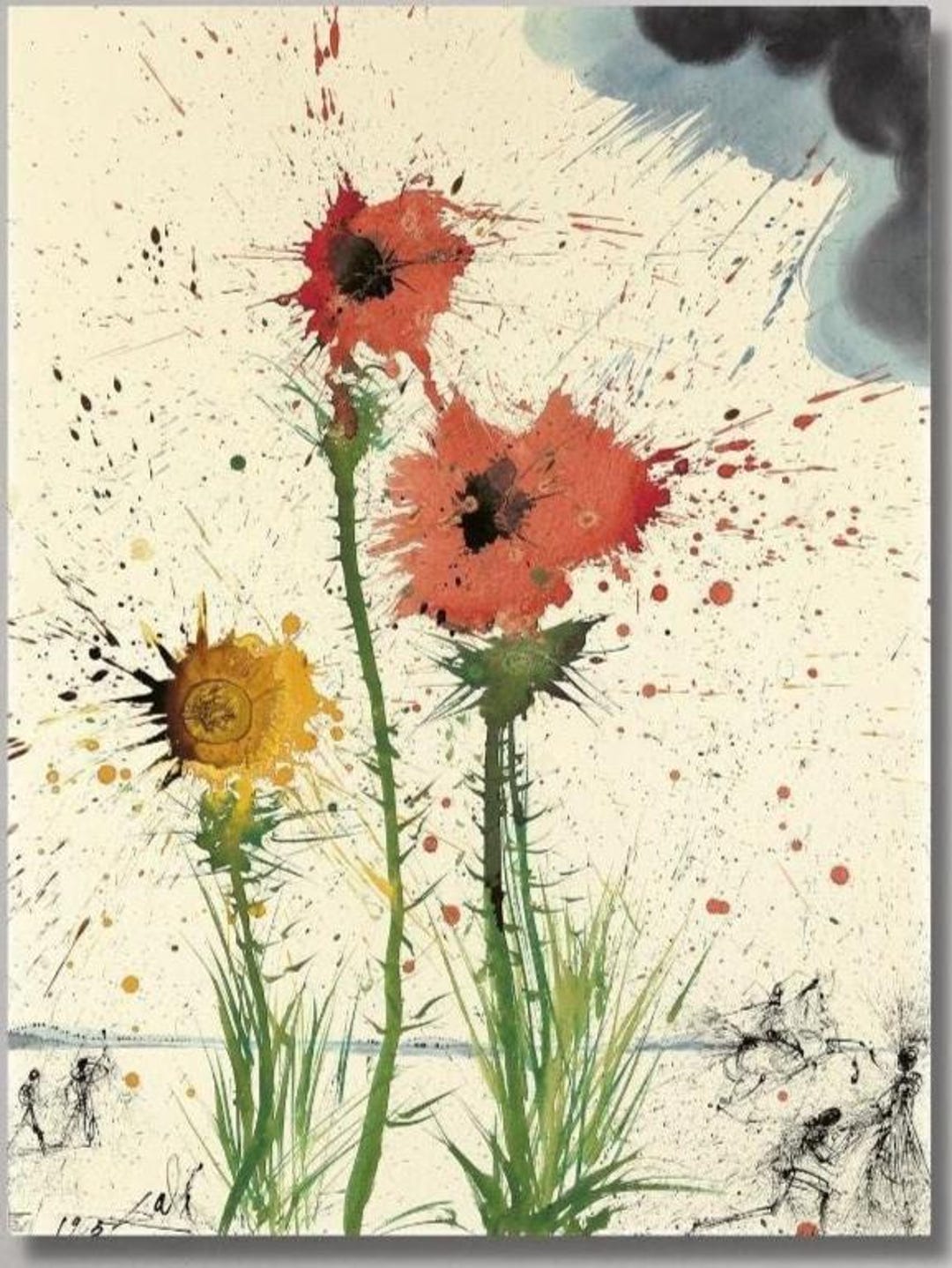 Salvador Dali Spring Explosive 1965 Canvas Print,salvador Dali ...