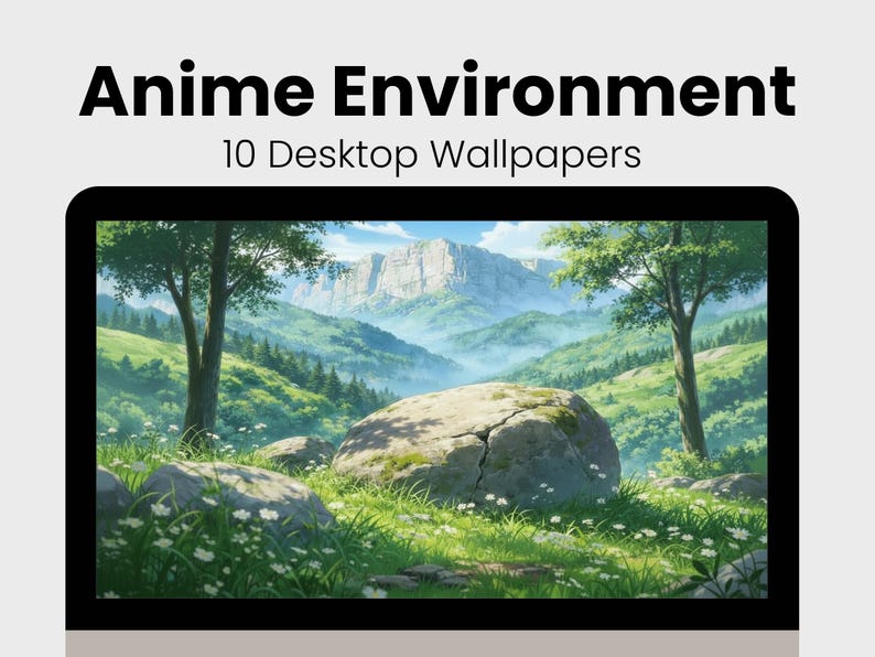 10 Anime Environment Desktop Wallpapers | High Resolution 16:9 ...