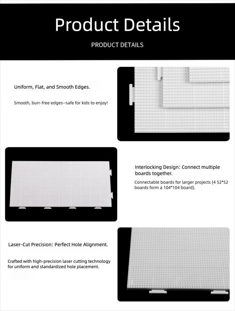 2.6mm Heat-resistant Perler Bead Pegboards - Etsy Australia