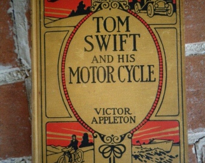 Vintage Book Tom Swift and His Motorcycle 1910 Victor Appleton ...