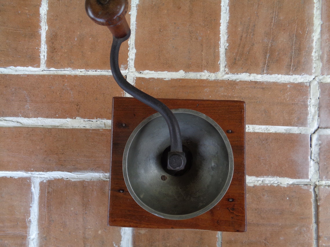 Antique Coffee Grinder Dovetailed Primitive Farm House Vintage - Etsy