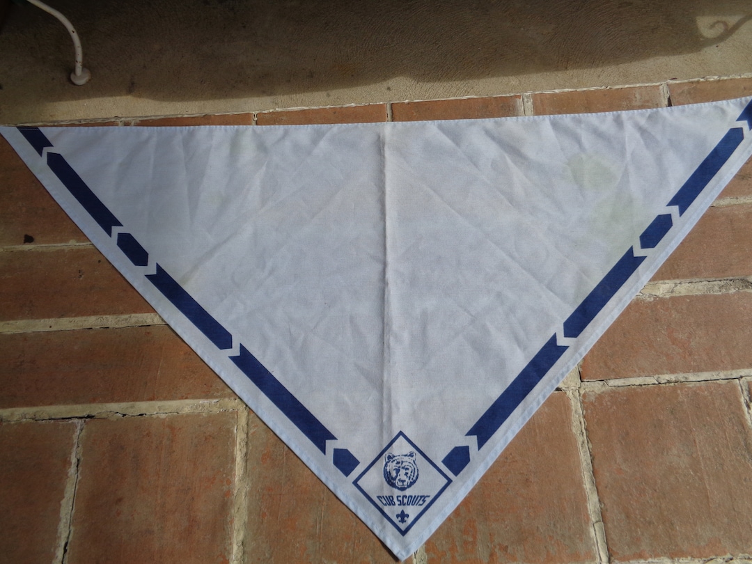 Vintage Boy Scout Cub Scarf Hankie Handkerchief Plaid Novelty ...