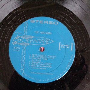 Vintage Vinyl Record Album the Ventures 1963 Music Dolton 1960's - Etsy