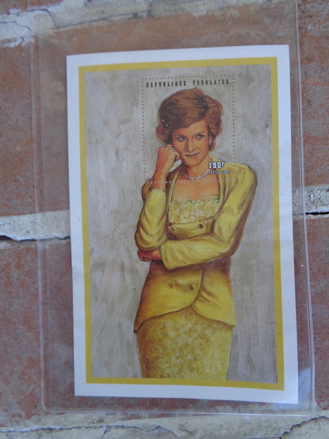 Vintage Princess Diana Yellow Dress Stamp Sheet 5651 Commemorative ...