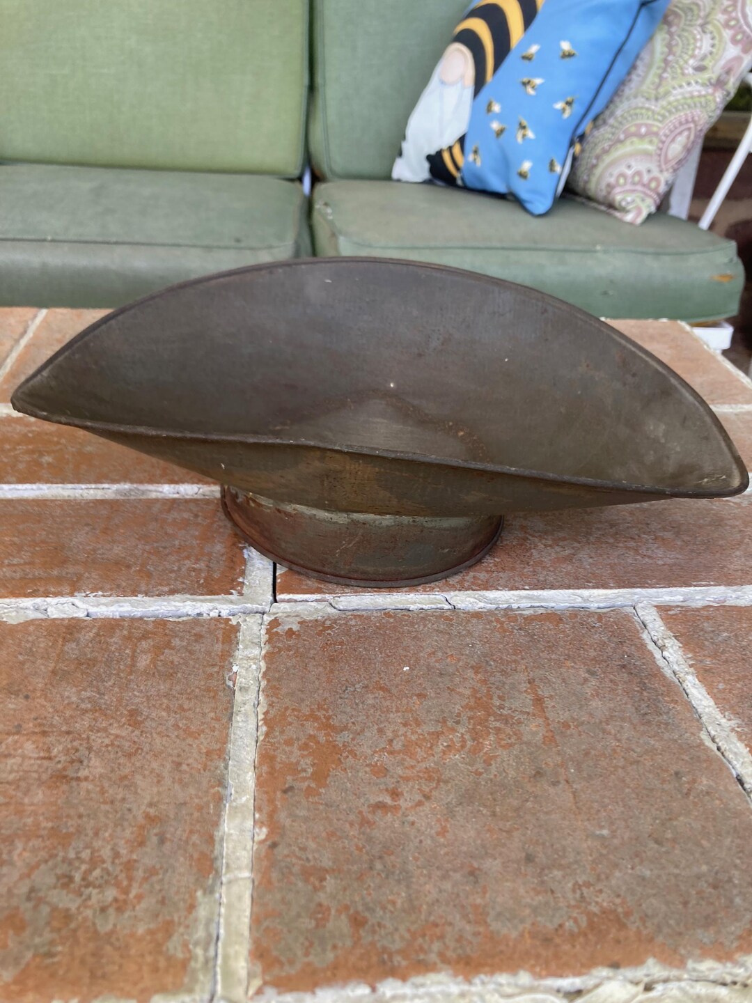 Antique Scale Pan Top Tin Scoop Primitive Rustic 1900's Collectible ...