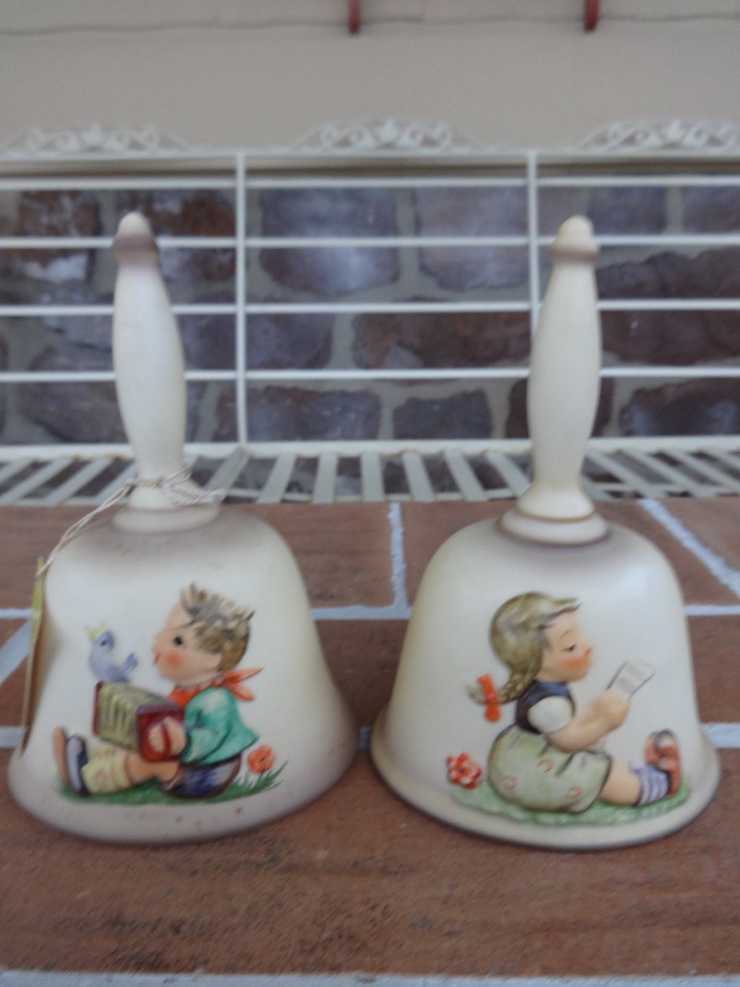 Lot of 2, Vintage Hummel Bells Goebel Germany 1978 1985 TMK 5 TMK 6 ...