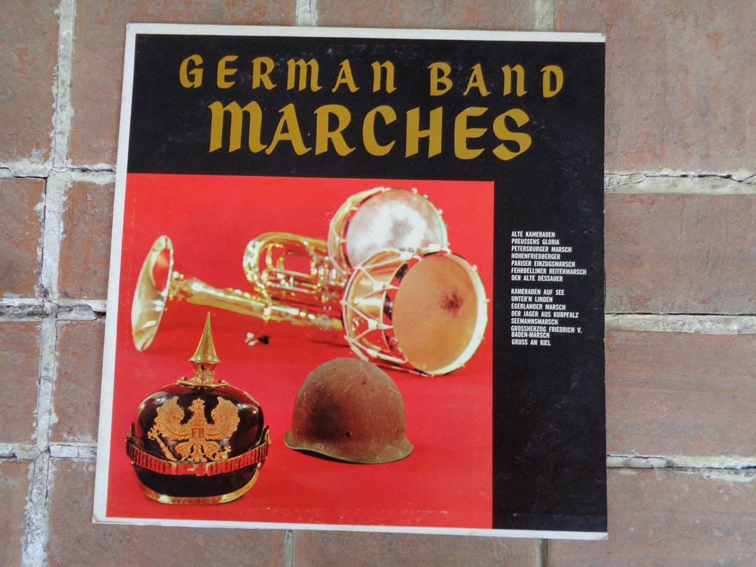Vintage Vinyl Record German Band Marches Album Music Somerset - Etsy